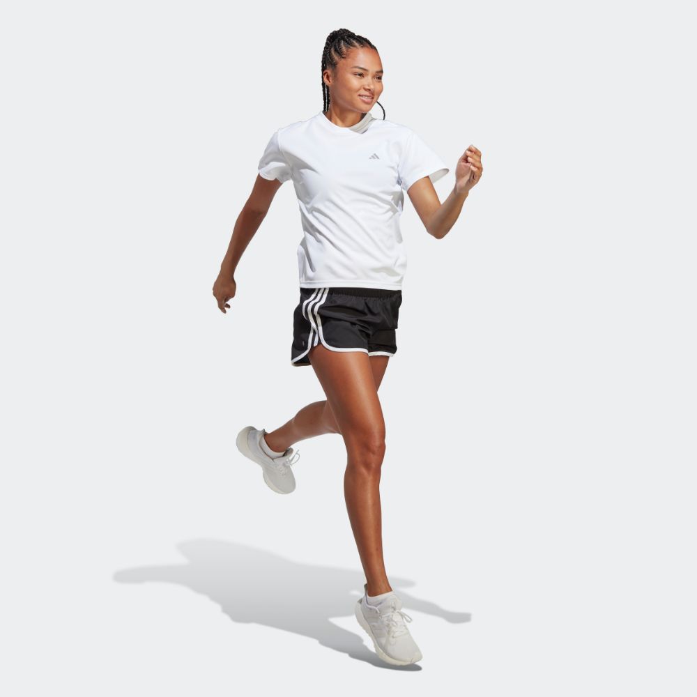 Promo Adidas Women Running T-shirt Run It Baju Lari Wanita [hz0112] - A ...