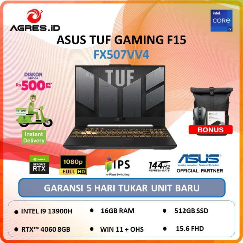 Promo Asus Tuf Gaming F15 Fx507vv4 - I9 13900h 16gb 512ssd Rtx4060 8gb Win11 Ohs 15.6fhd 144hz ...