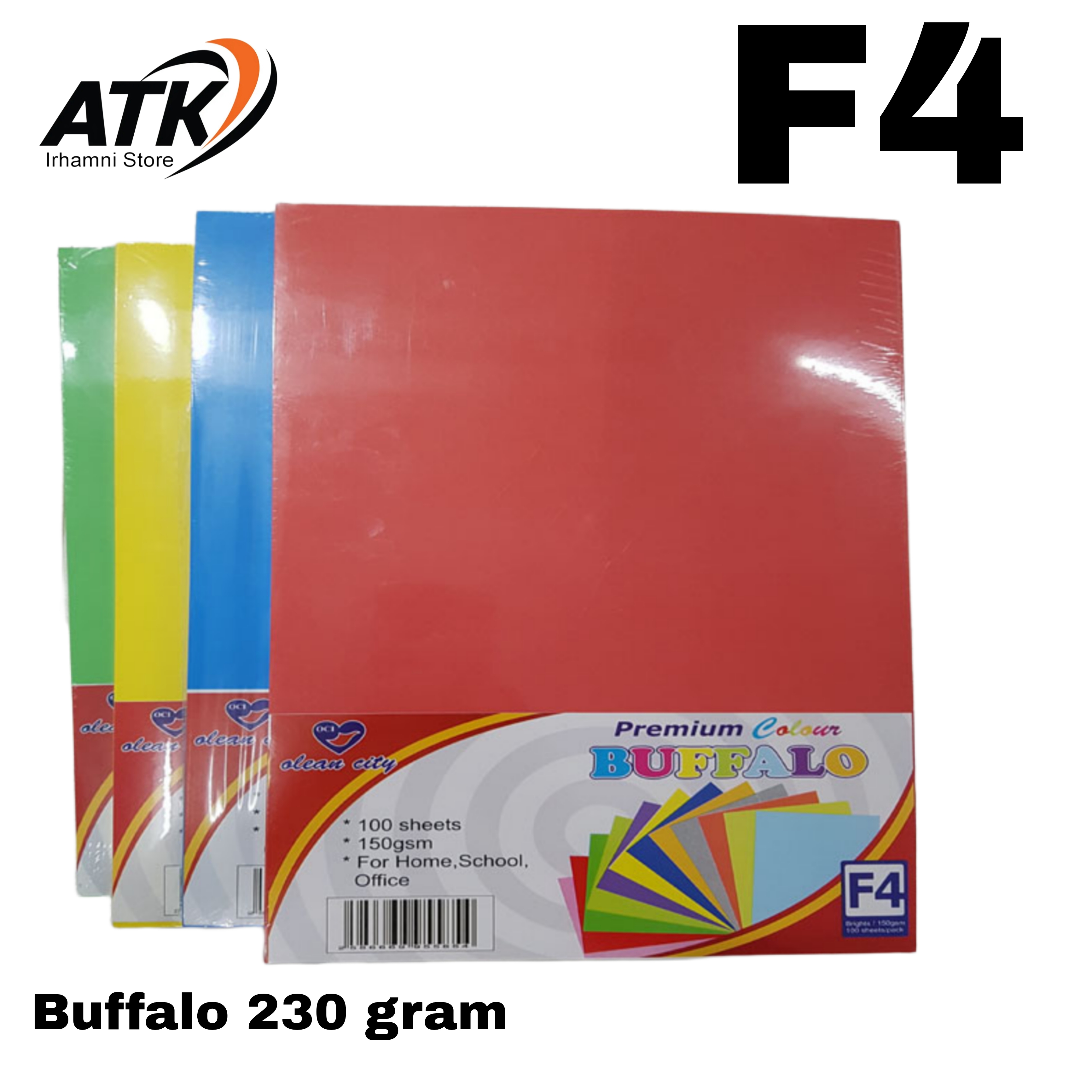 Jual Kertas Jilid Warna F4 Cover Buffalo ( Per 10 Lembar ) di Seller ...