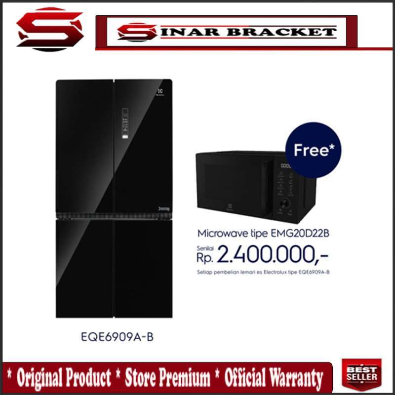 Jual Electrolux Eqe6909a-b Kulkas 4 Pintu Side By Side 622l New Di Seller Sinar Brackret ...