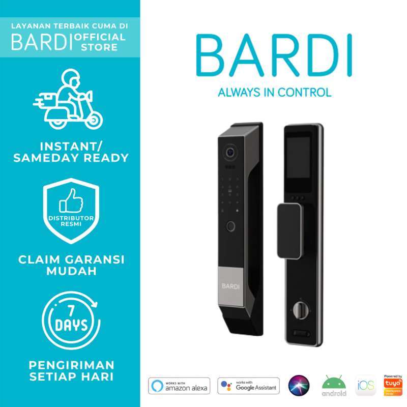 Promo Bardi Smart Door Lock With Face Recognition Diskon 40% Di Seller ...