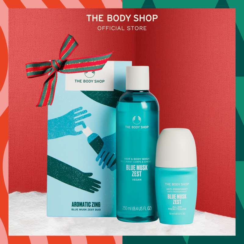 Jual The Body Shop Gift Hamper Duo Blue Musk Zest Di Seller The Body ...