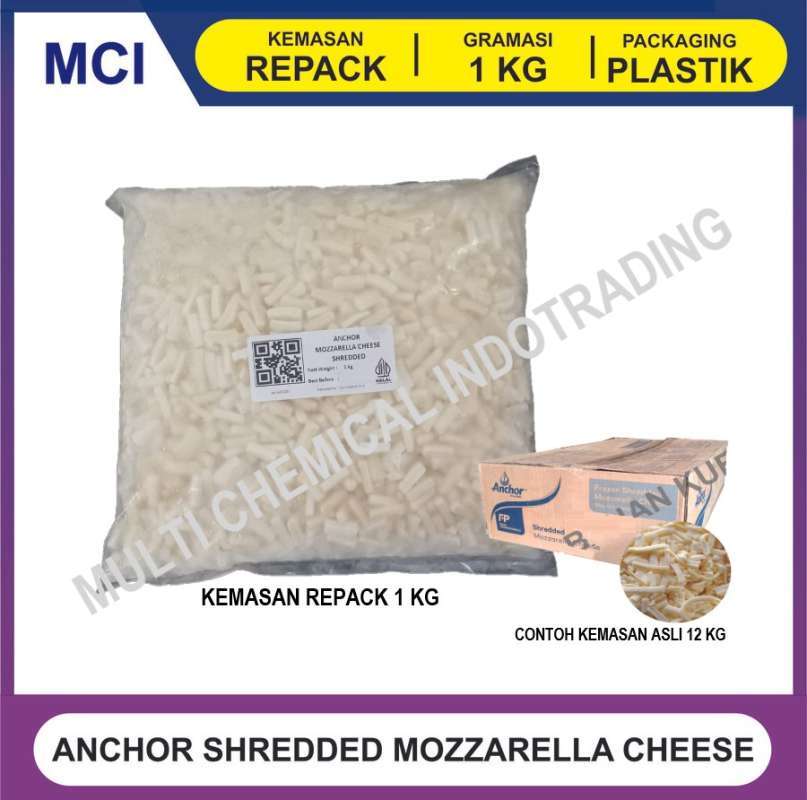 Keju Mozzarella Anchor Shredded Gratis Ongkir 🔥 Harga Murah Januari 2026