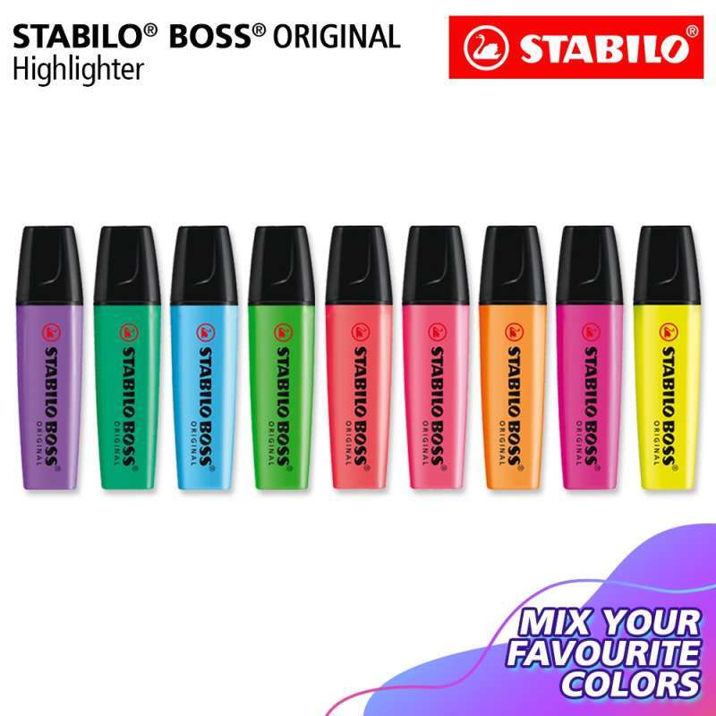 Jual Stabilo Highlighter Boss Original ( Pcs ) - Biru Di Seller Wiki ...