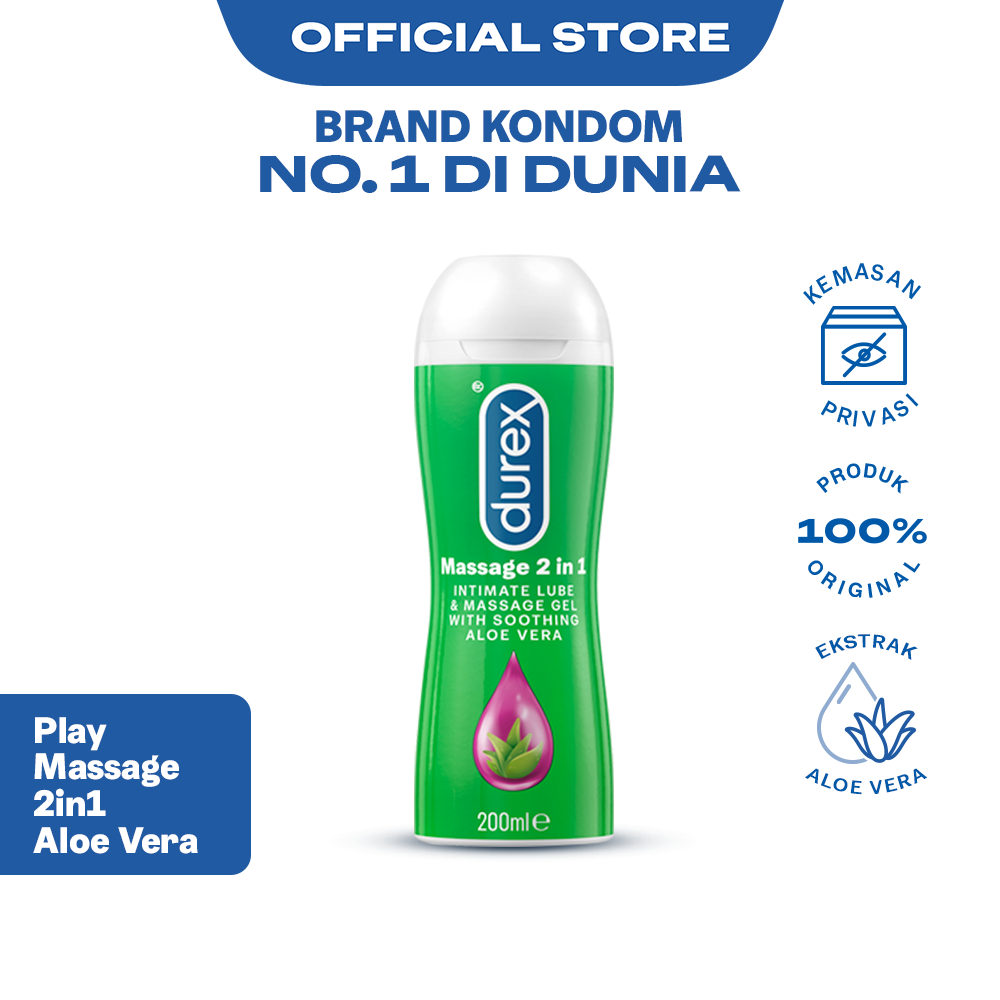 Promo Durex Play Massage 2 In 1 [200ml] - Pelumas Gel, Alat Bantu Seks Wanita Diskon 27% Di ...