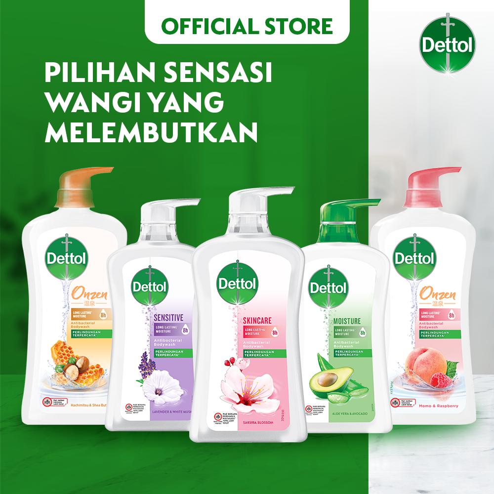 Promo Dettol Sabun Mandi Cair Anti Bakteri Skincare [300 Ml] Diskon 11% ...