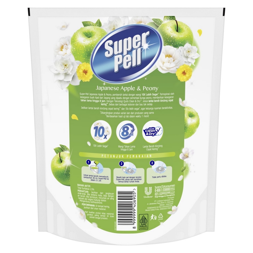 Promo Superpell Pembersih Lantai Pel Lantai Harum & Wangi Japanese ...
