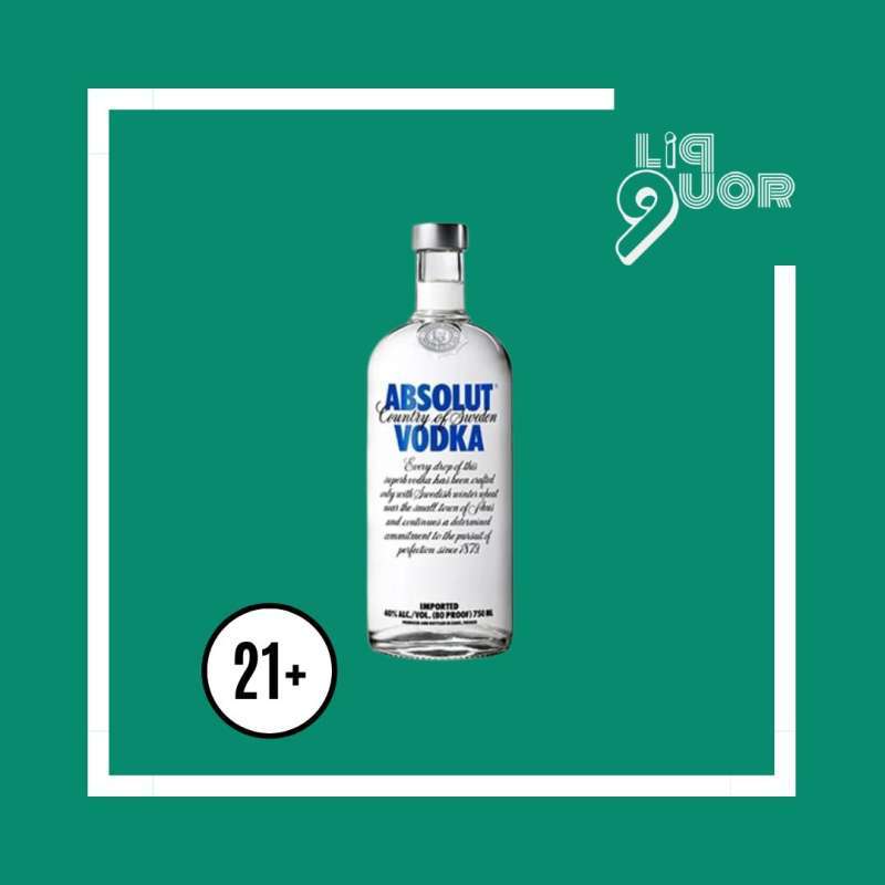 Promo Absolute Blue Vodka [700 mL] Diskon 2% di Seller 9liquor Official ...