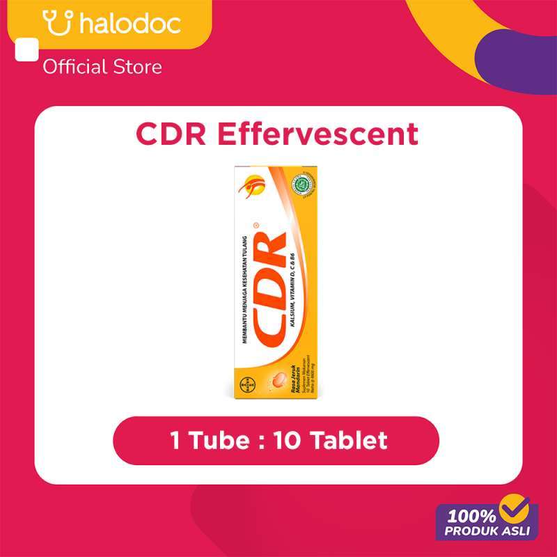 Promo CDR Effervescent 10 Tablet Diskon 18% di Seller Halodoc Official ...