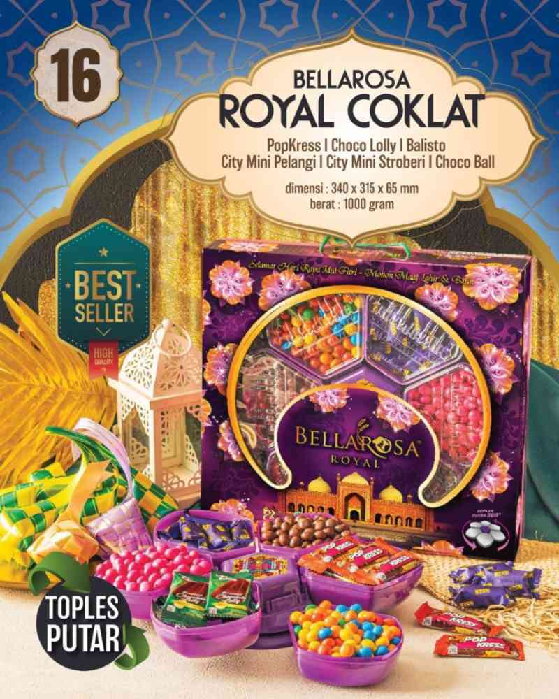 Jual BELLAROSA PARSEL KUE LEBARAN PAKET ROYAL COKLAT ISI 6 TOPLES ...