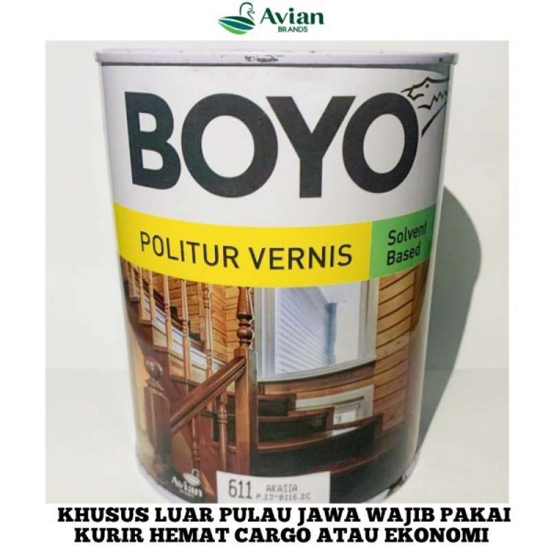 Jual Avian Boyo Cat Politur plitur warna, cat vernis 1 lt warna di ...