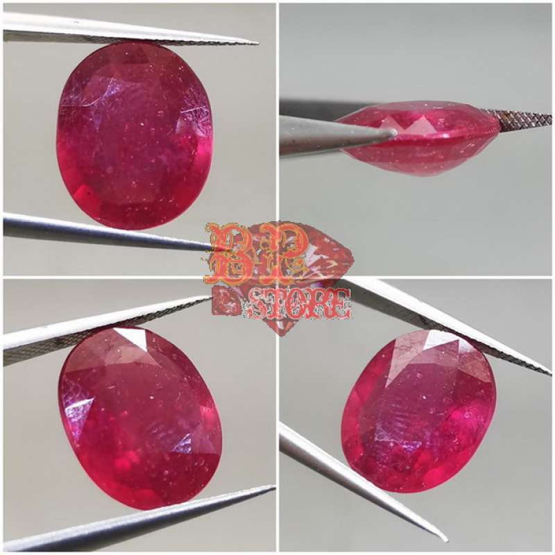 Bahan Batu Merah Delima Jual BATU BAHAN CINCIN MERAH DELIMA BANGKOK