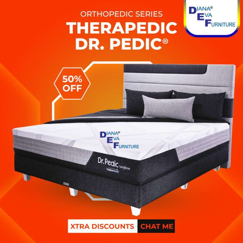 Promo Therapedic Dr. Pedic Set Springbed [Full Set] - 180 X 200 Diskon ...