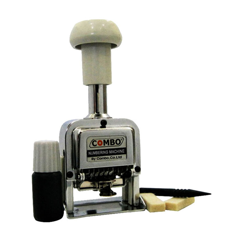 Jual Combo Numerator 106S Numbering Machine Stempel - Silver di Seller ...