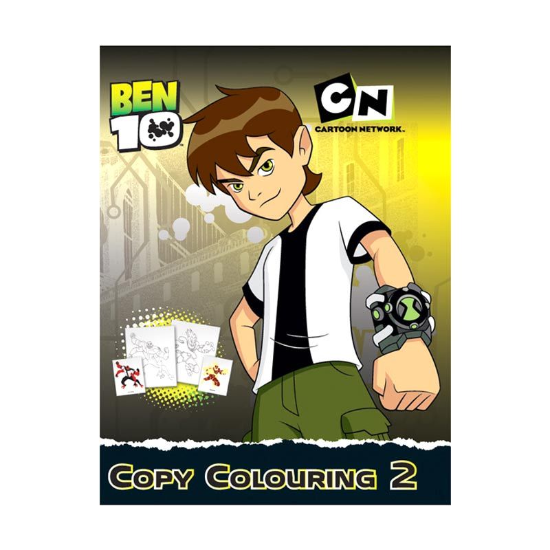 Jual Cartoon Network Ben 10 Copy Colouring Vol.02 Buku Anak di Seller ...