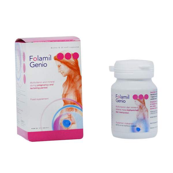Jual Dexa Medica Folamil Genio Multivitamin [30 Soft Capsules] di ...