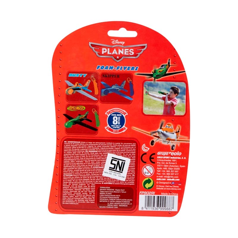 Jual Disney Planes Micro Foam Flyer Ripslinger Mainan Anak Di Seller ...