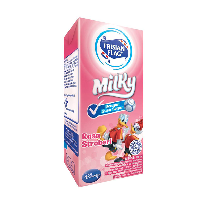Jual Frisian Flag Disney UHT Strawberry [6 x 180 mL] di Seller BALANJA ...