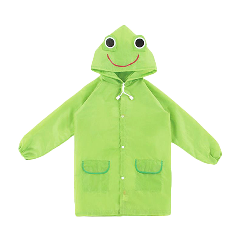 Promo Funny Raincoat Frog Green Jas Hujan Diskon 62% Di Seller ...
