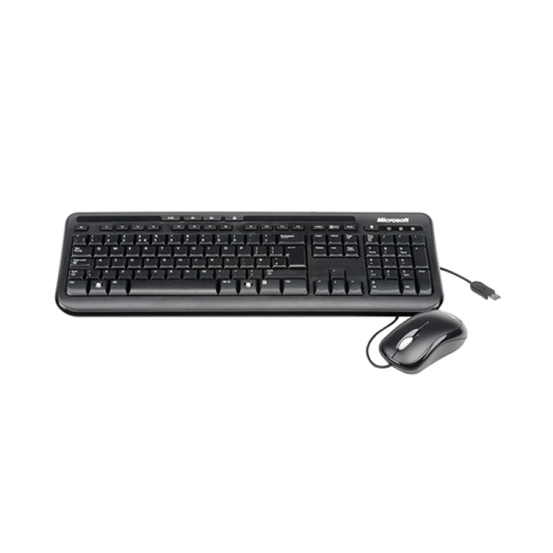 Jual Microsoft Wired Desktop 600 Black Keyboard And Mouse Di Seller ...
