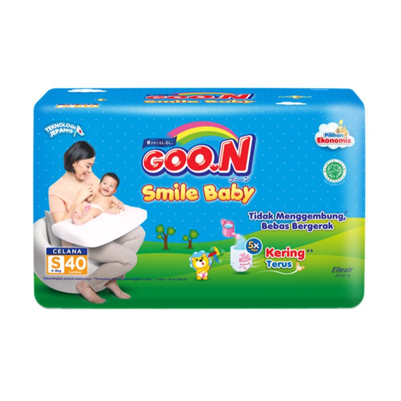 Jual Goo.n Smile Baby Pants Popok Bayi [size S/40 Pcs] Di Seller Diaper Mommy - Paledang, Kota ...