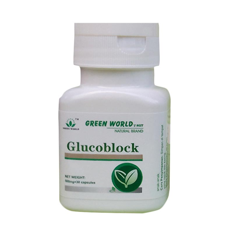 Jual Green World Glucoblock Multivitamin & Suplemen Di Seller Mozola Id ...