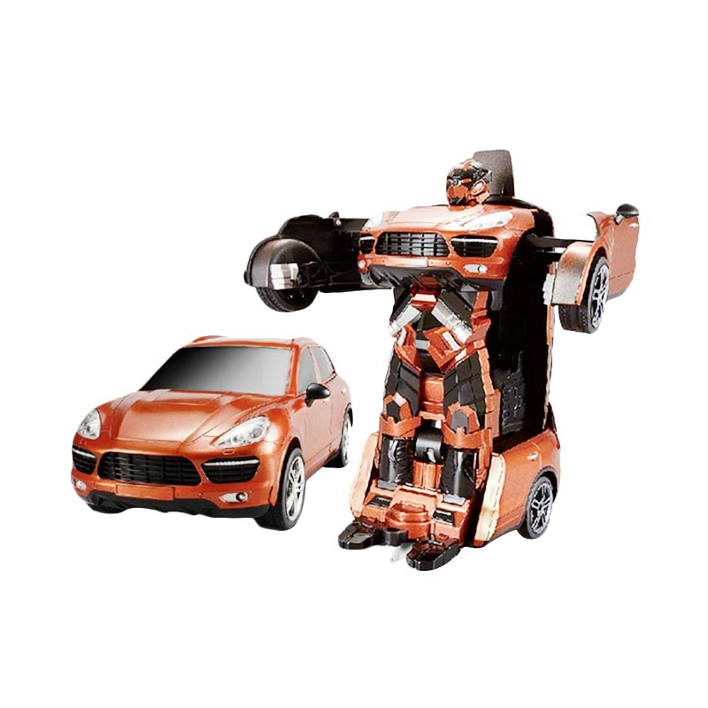 Jual Rc Radio Remote Control Transformer Vehicle Car Deform Robot ...