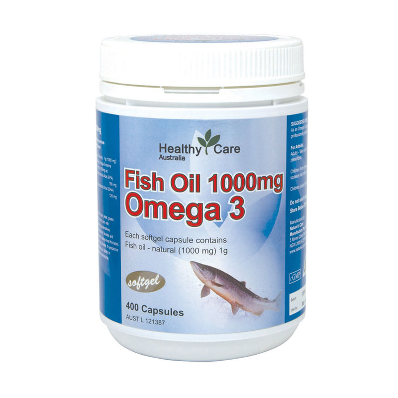 Jual Healthy Care Omega 3 Fish Oil Multivatimin [1000 mg/400 Kapsul] di ...