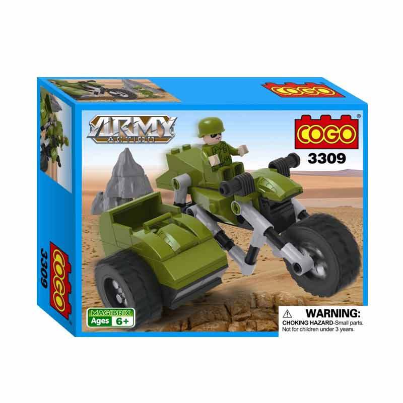 Jual Cogo Army - Sidecar Motorcycle Di Seller I3 Educational Toys ...
