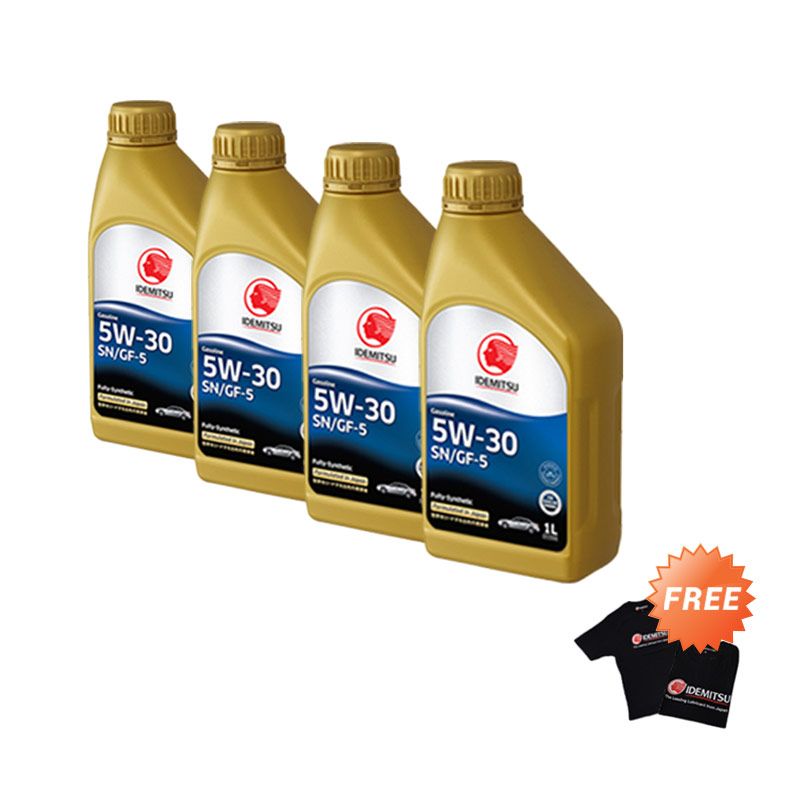 Jual Idemitsu Sn/gf-5 5w-30 Full Synthetic Pelumas Mobil [4 Botol X 1 ...