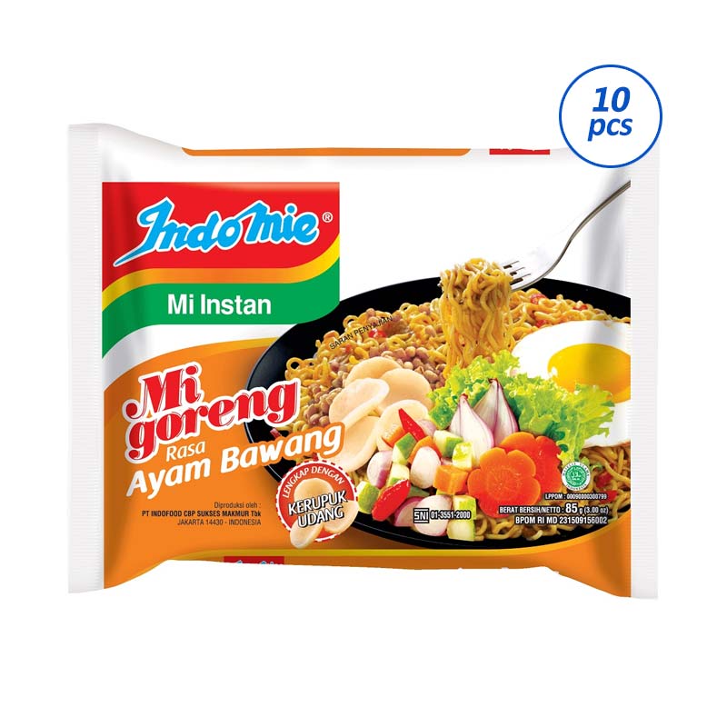 Jual Indomie Mie Goreng Rasa Ayam Bawang [85 G X 10 Pcs] Di Seller ...