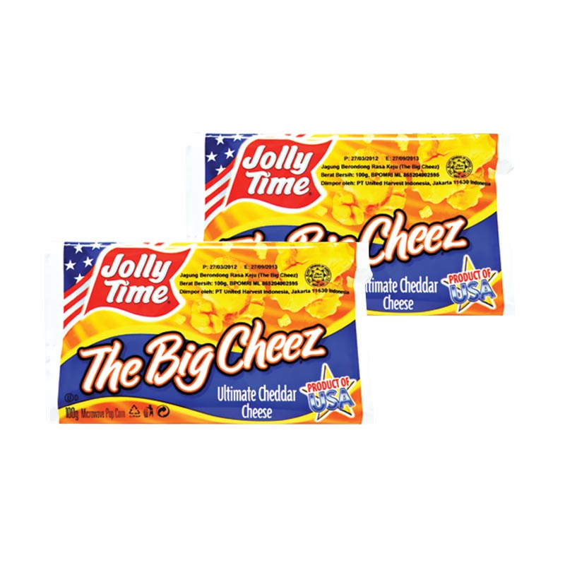 Promo Jolly Time The Big Cheeze 100g x 2 Diskon 24% di Seller MINERVA ...