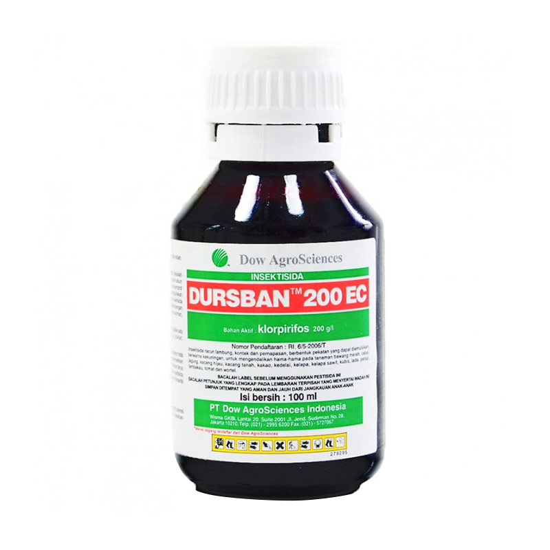 Jual Kebunbibit Pemberantas Hama Insektisida Dursban 200 Ec Di Seller ...