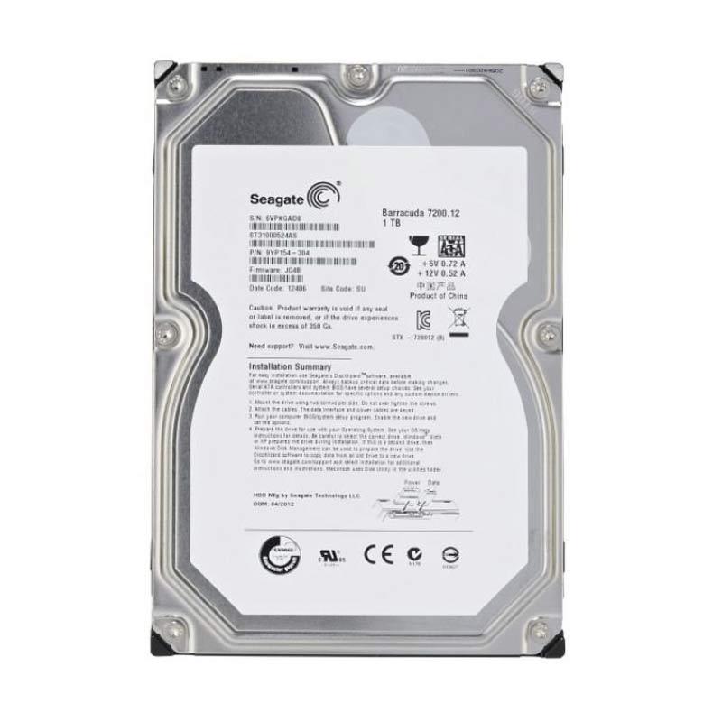 Promo Seagate Harddisk Internal Barracuda 3.5 1tb 7200rpm Diskon 62% Di ...