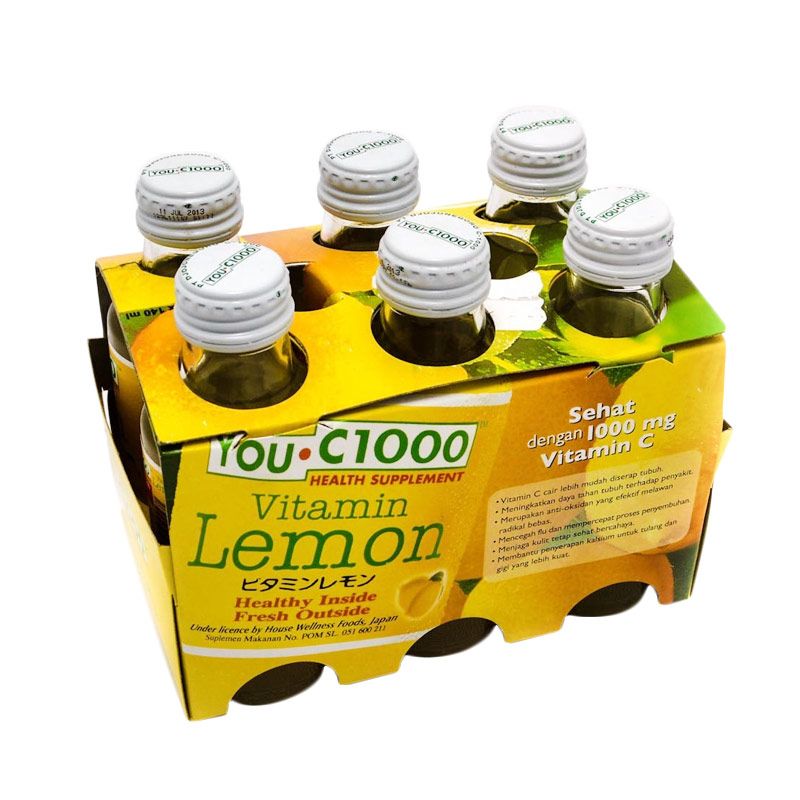 Jual You-C 1000 Lemon Minuman Kesehatan [6 Pcs] di Seller Kepomart ...