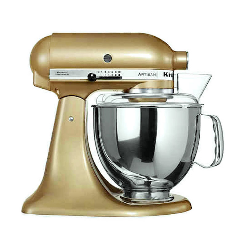 Jual Kitchen Aid 5ksm150psecz Artisan Series 5-qt Stand Mixer - Golden ...