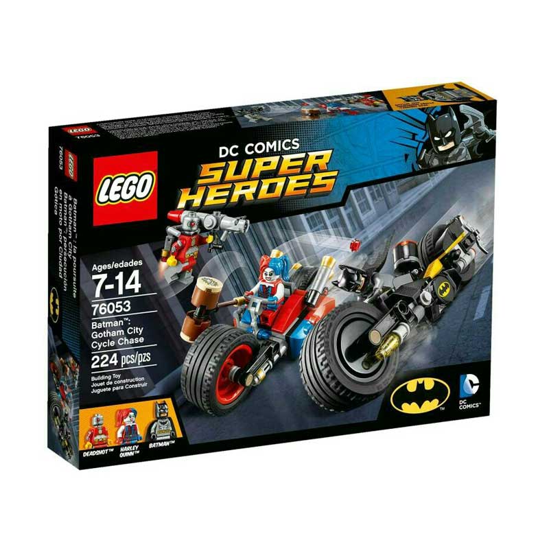 Jual Lego Super Heroes 76053 Batman : Gotham City Cycle Chase Mainan ...