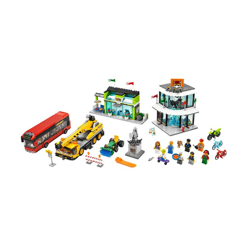 Promo Lego Town Square 60026 Mainan Blok & Puzzle Diskon 30% Di Seller ...