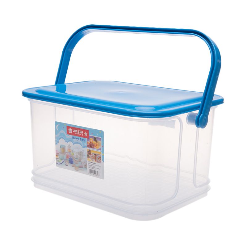 Promo Lion Star Milky Box Biru Tempat Penyimpanan Diskon 38% di Seller ...