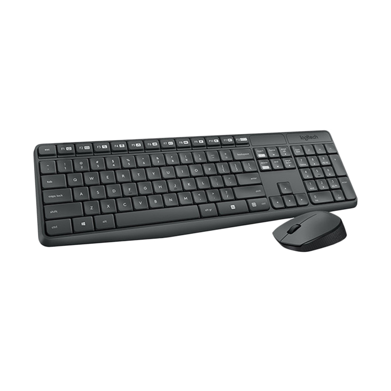 Jual Logitech Combo Wireless Mk235 Keyboard And Mouse - Hitam Di Seller ...