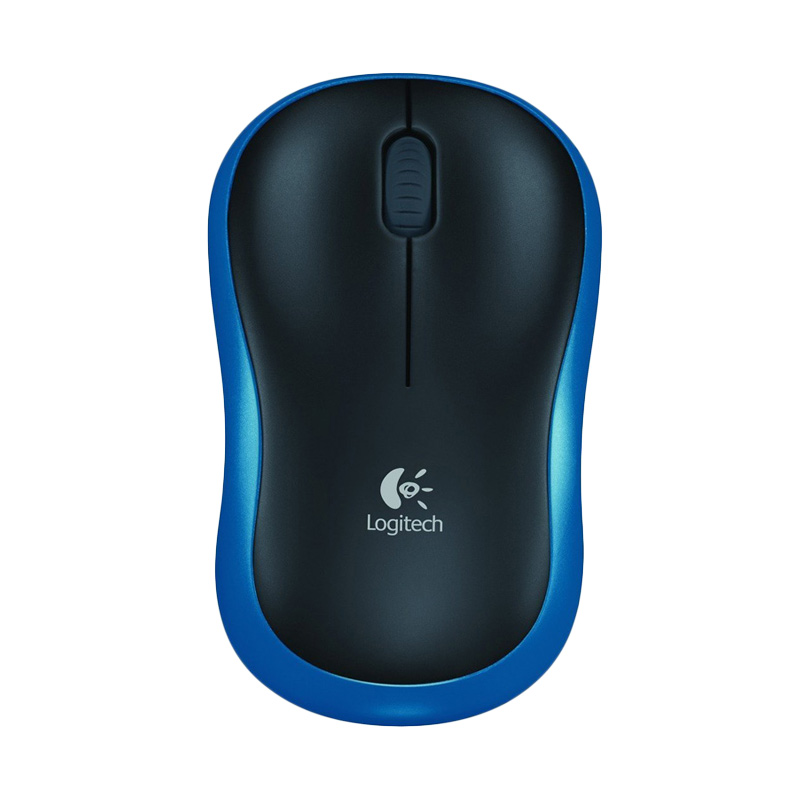 Jual Logitech M185 Optical USB Wireless Mouse - Blue di Seller Inti ...