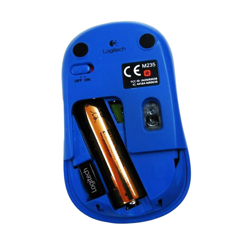 Jual Logitech M235 Biru Pastel Mouse Wireless di Seller Simura ...