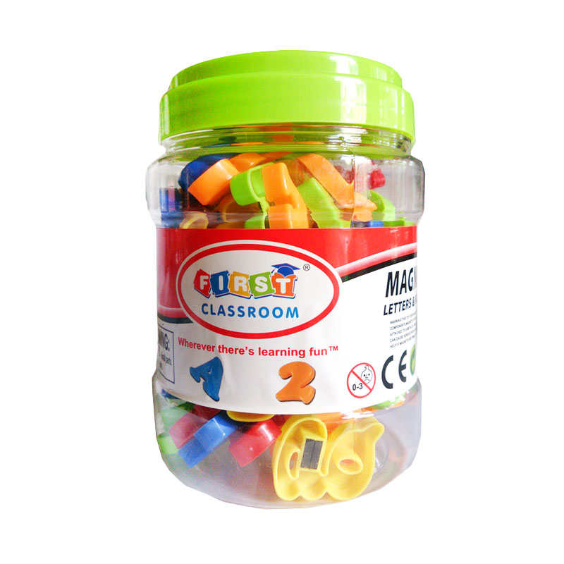 Jual Luminarc First HM1152A Classroom Magnetic Letters Numbers Mainan ...