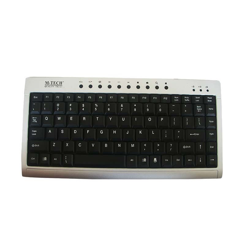 Promo M-tech Mtk-01 Usb Mini Multimedia Black Silver Keyboard Diskon 50 ...