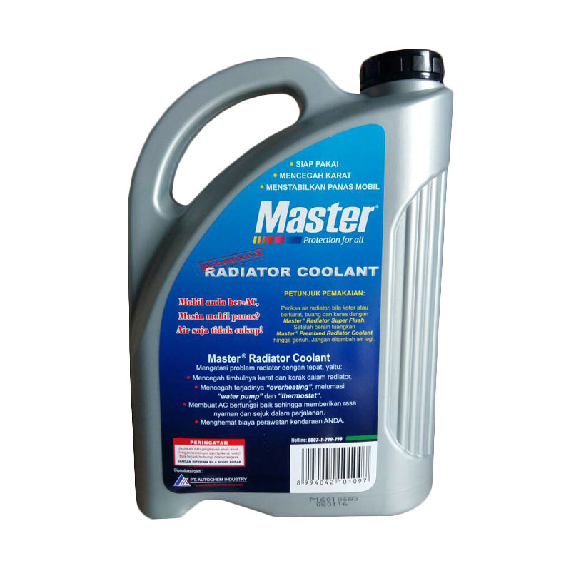 Promo Master Premixed Radiator Coolant Air Radiator - Hijau [3.78 L ...