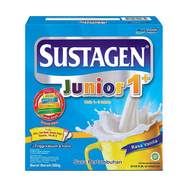 Jual Sustagen Junior 1+ Vanila Susu Formula Box 350gr di Seller THE ...