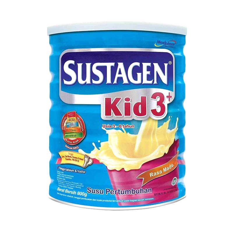 Jual Sustagen Kid 3+ Madu Susu Formula [800 gr] di Seller jayaabadisolo ...