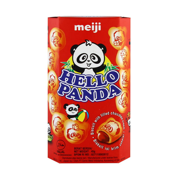 Jual Meiji Hello Panda Chocolate Biskuit [45 gr] di Seller Tambah Jaya ...