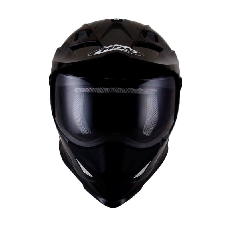 Jual MDS Super Pro Solid Black Matt Helm Full Face Online November 2020 ...