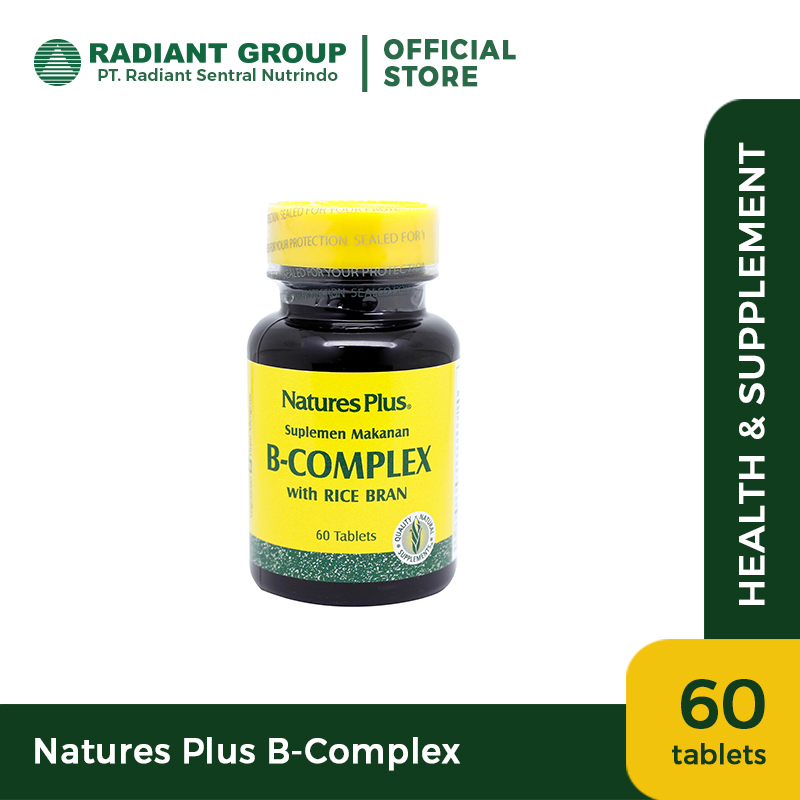 Promo Nature's Plus B-Complex [60 Tabs] Diskon 10% di Seller Radiant ...